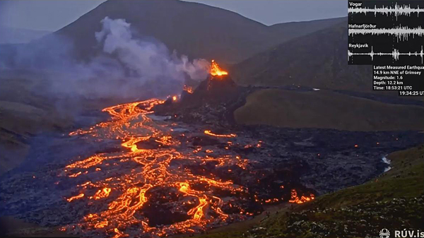Geldingadalur (Islande) : Une éruption de type ‘volcan bouclier ...