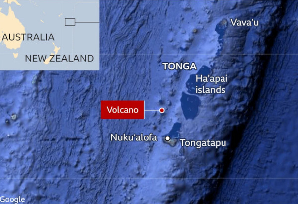 L’éruption du Hunga-Tonga Hunga-Haʻapai (Tonga) a bouleversé le ...